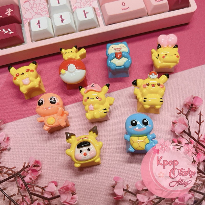 Pokemon Flat Resin Artisan Keycaps | Kpop Otaku Alley Keycaps | Shopee ...