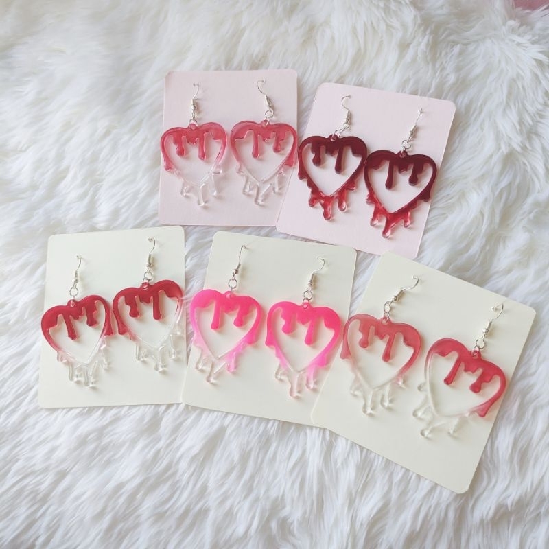 DEVIL CANDY Melty Dangling Earrings cute kawaii goth kidcore e-girl ...