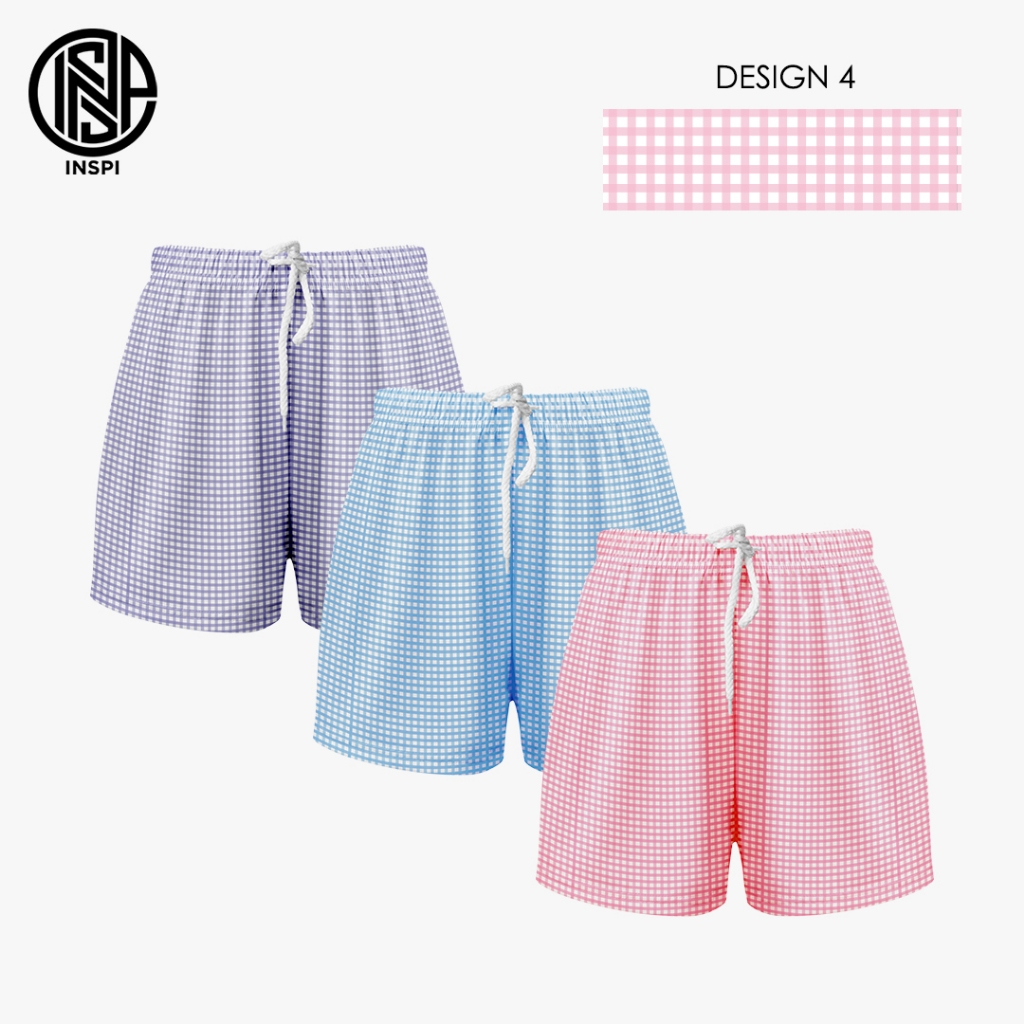 INSPI Chic Boxer Shorts for Women 3pcs Set Assorted Colors Pantulog ...