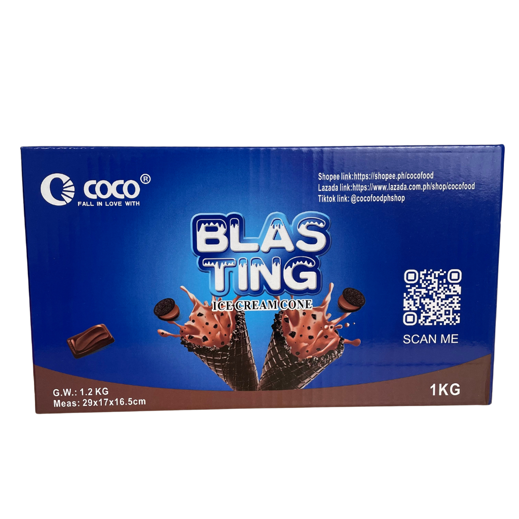 COCO Blast Cone Chocolate Crunch Cone - 1kg | Shopee Philippines