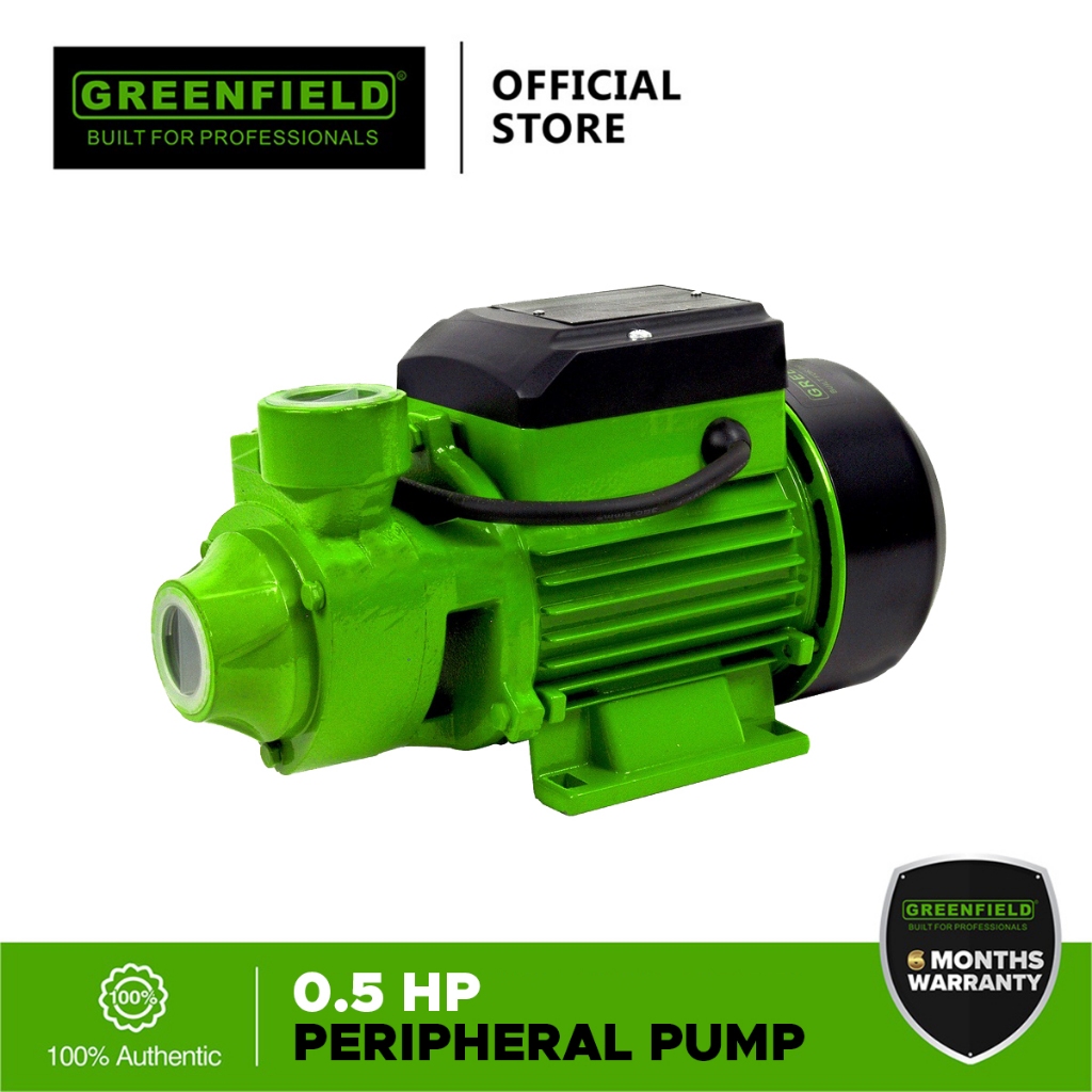 Greenfield Peripheral Pump 0.5HP Copper/Brass 1X1 Water Pumps | Shopee ...