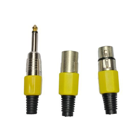 PL55 MONO PLUG XLR PLUG/MALE XLR JACK/FEMALE -1PIECE RANDOM COLOR ...