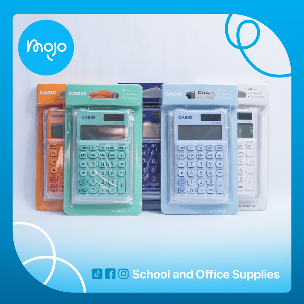 Casio Portable Calculator with 10 Digit Calculator Large Display SL ...