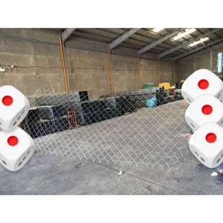 12ft Length GALVANIZED CYCLONE WIRE 2×2 4×4 hole.width:3ft,4ft,5ft,6ft ...