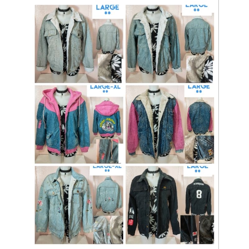 Denim Jackets/Sherpa Jackets/Fashion Jackets | Shopee Philippines