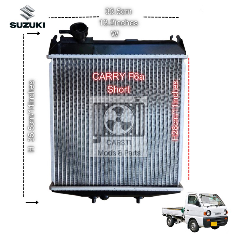 Radiator Suzuki Carry F6a Multicab scrum Manual | Shopee Philippines