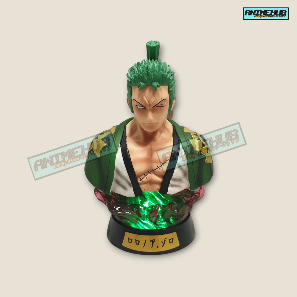 One Piece Roronoa Zoro Wano Head Bust GK XZS Knock Off | Shopee Philippines