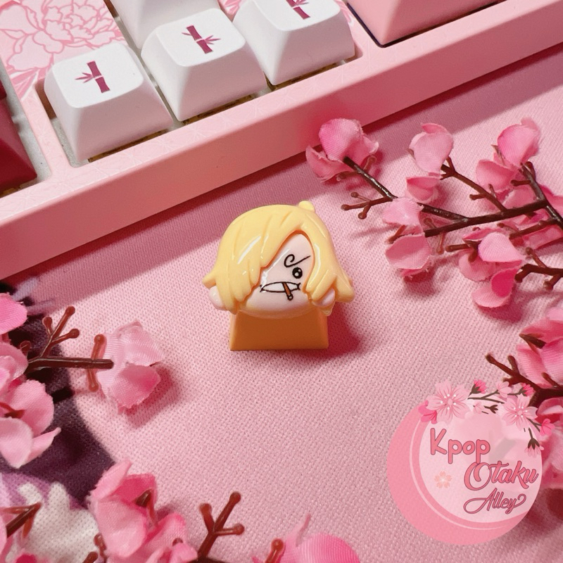 One Piece Flat Resin Artisan Keycaps | Kpop Otaku Alley Keycaps ...