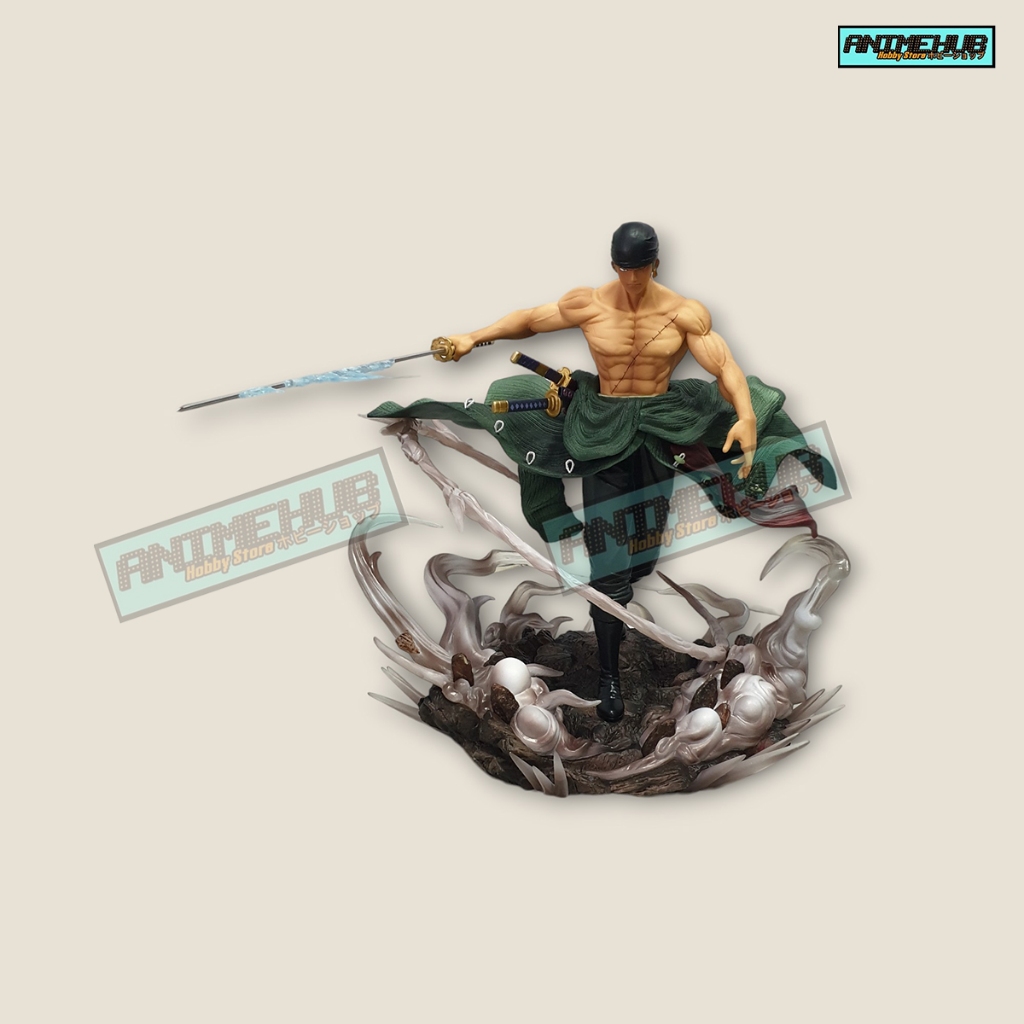 One Piece Roronoa Zoro PVC Statue GK HFS Knock Off | Shopee Philippines