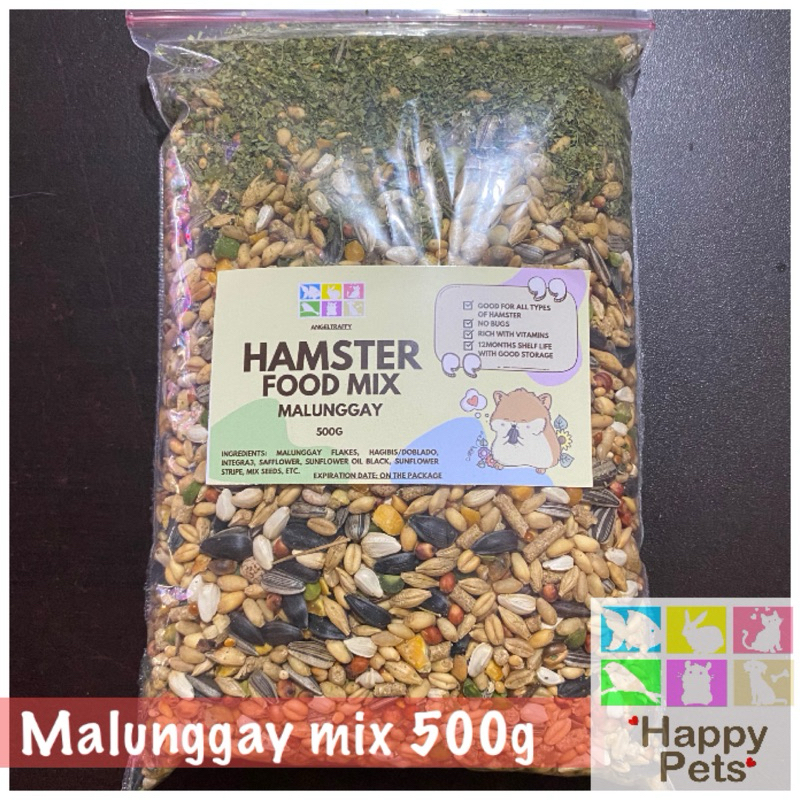Malunggay hamster food mix 500grams (half kilo) for hamsters and mice ...