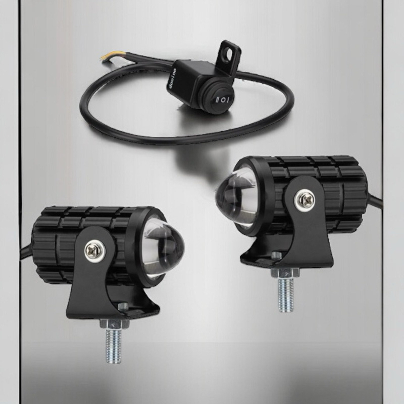 Mini Driving Light White+Yellow Pair With Free Domino 3Way Switch High ...