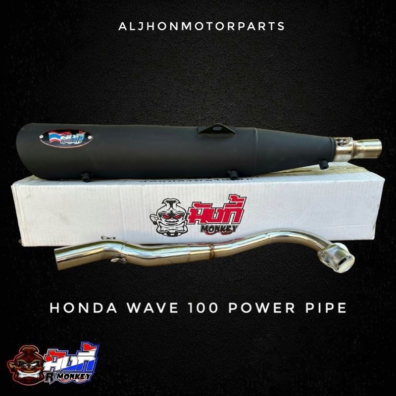 HUN POWER PIPE WAVE 100 / SYM / Smash MATTE FINISH | Shopee Philippines