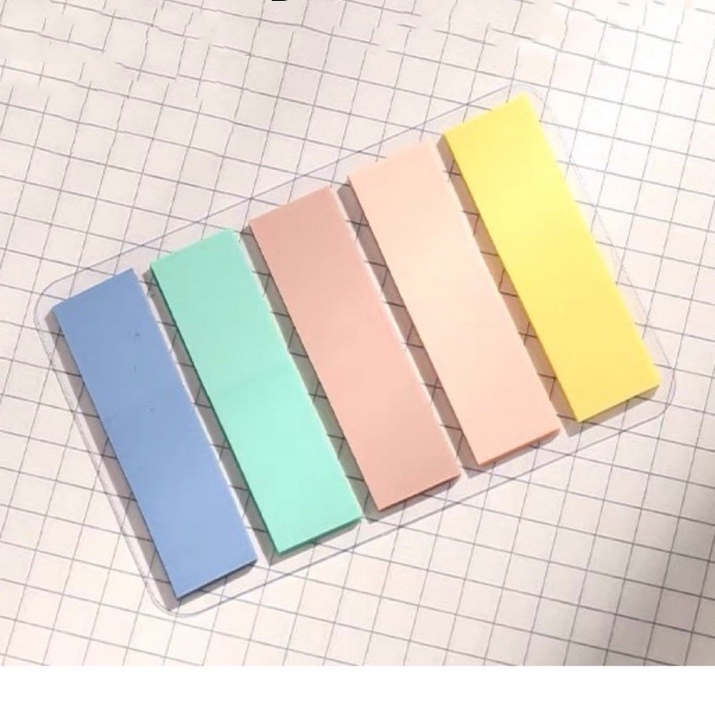 500 sheet sticky note neon color sticker bookmark marker 5in1 sticky ...