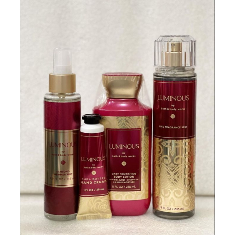 Bath & Body Works Luminous Body Mist - Lotion 236ml | Shopee Philippines