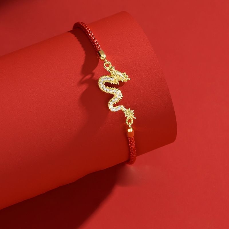 Lucky Red Dragon String Bracelet | Shopee Philippines