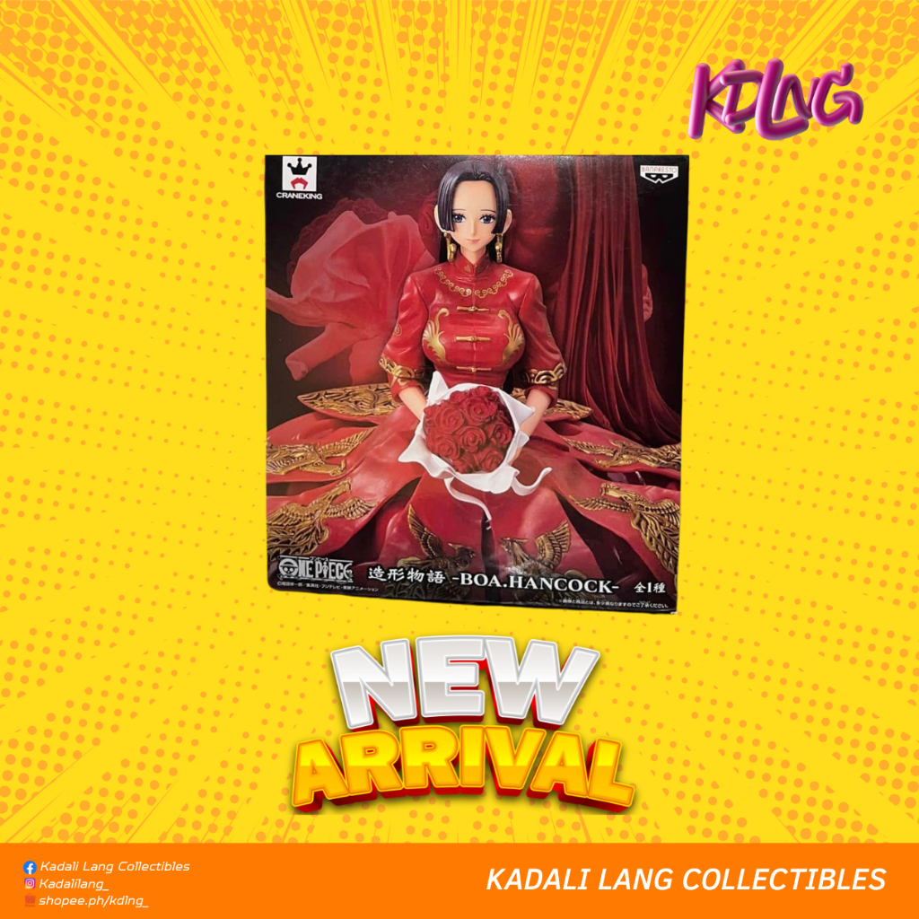 AUTHENTIC Banpresto One Piece Boa Hancock Red Wedding Dress Special ...