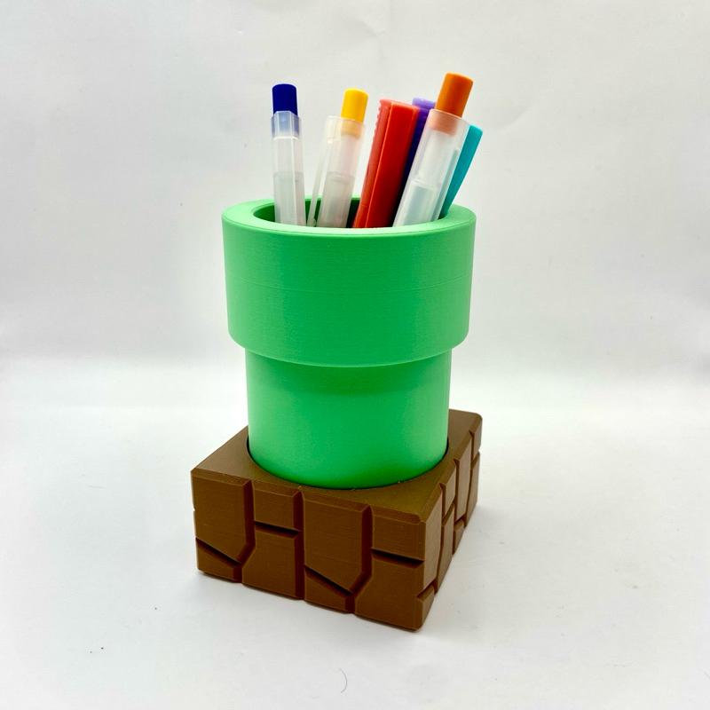 Super Mario Bros Pen & Pencil Holder / Desk Organizer | Shopee Philippines