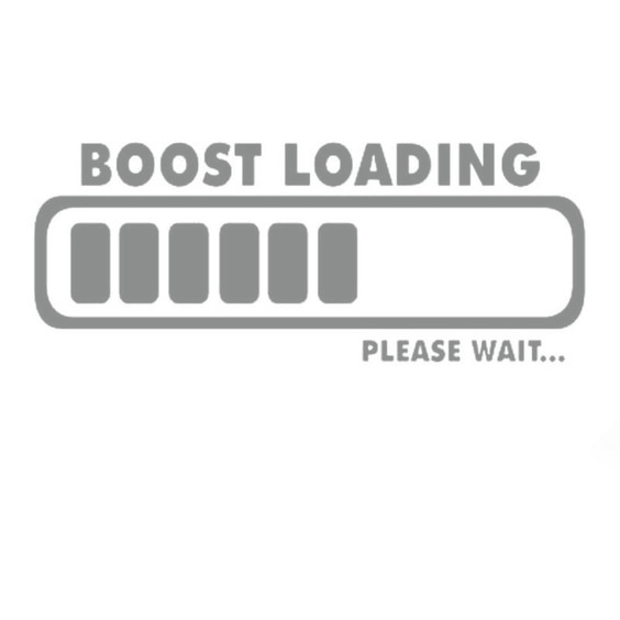 BOOST LOADING STICKER FOR CAR/MOTORCYCLE Decal Sticker (100% Waterproof ...