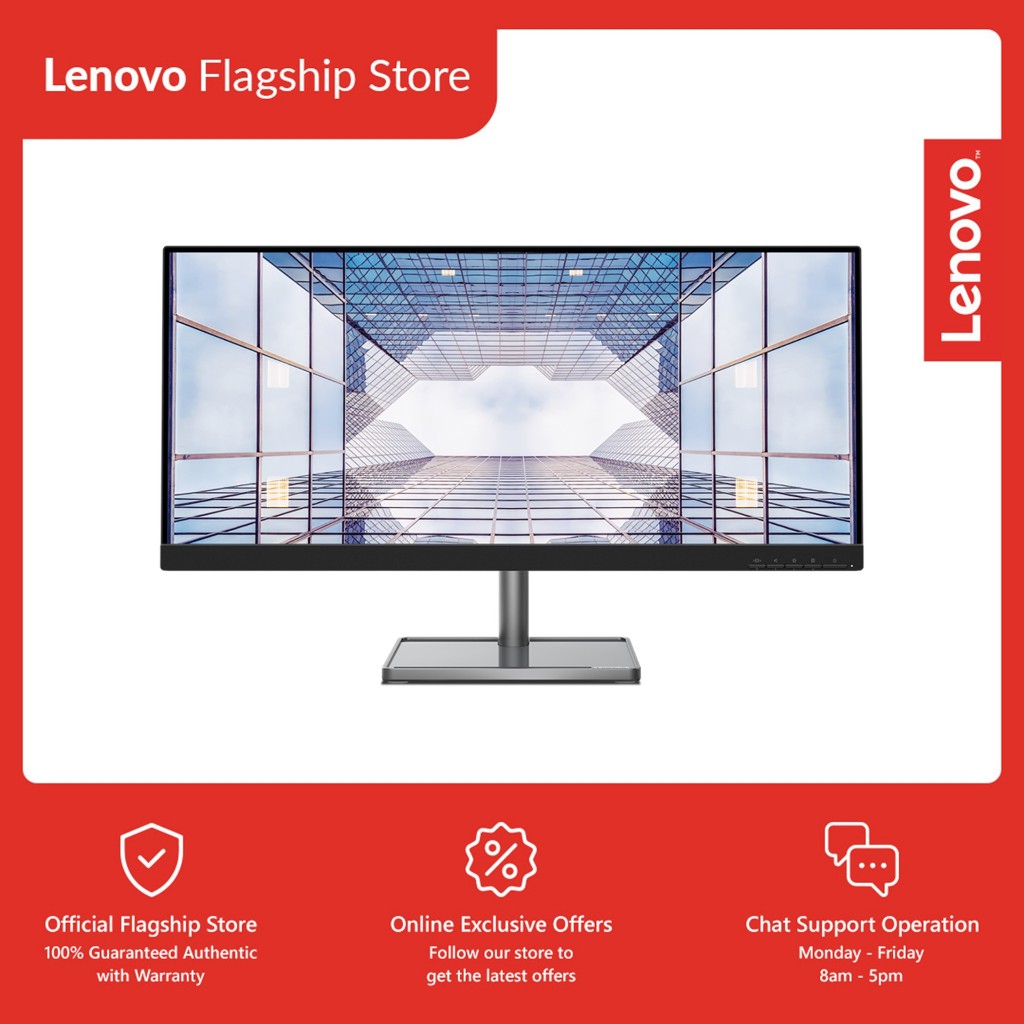 Lenovo L29w-30 Monitor 29-Inch QHD, IPS Display, Anti-glare, 90Hz ...
