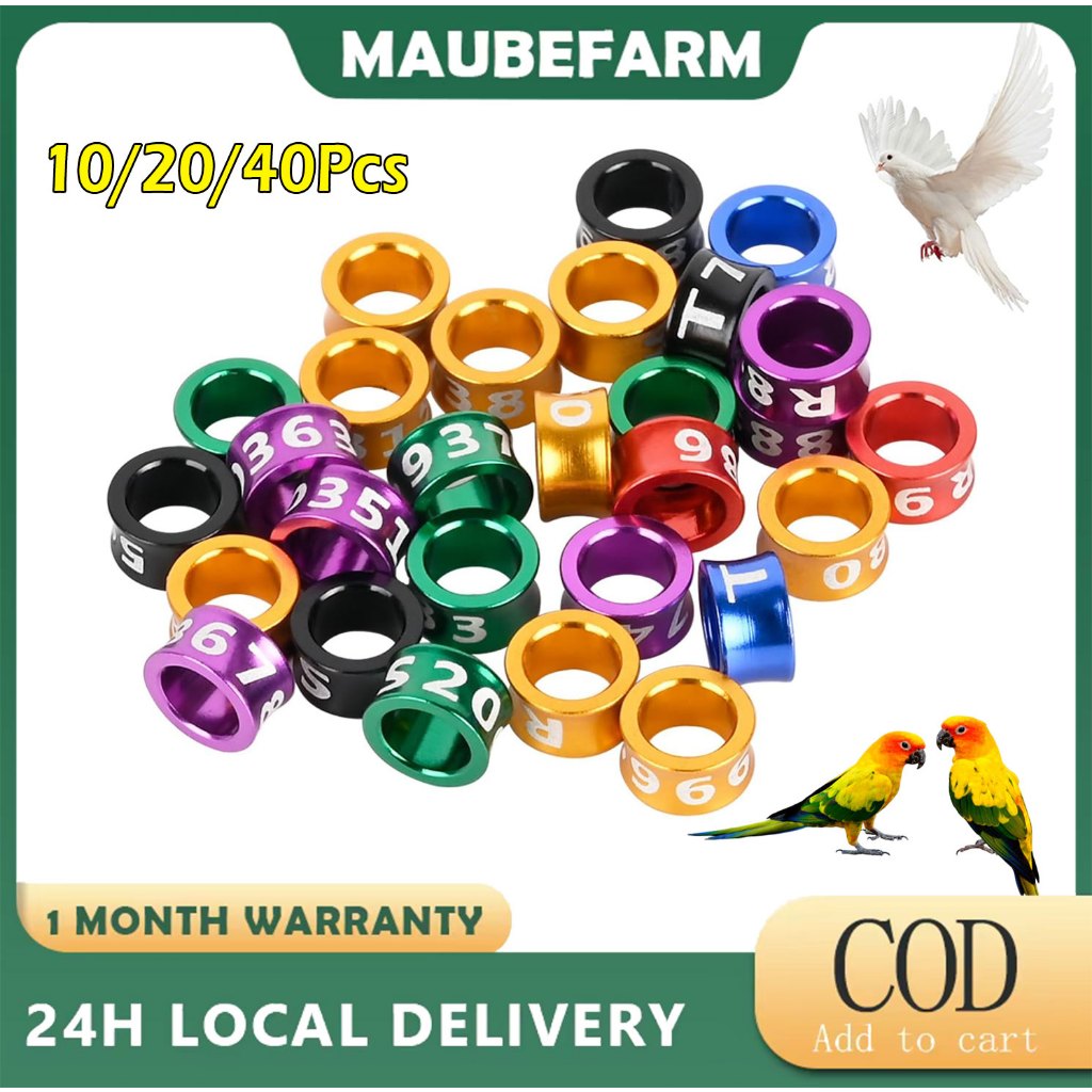 4mm 5mm 6mm Love birds foot ring Bird Legband Ring for Parrot African ...