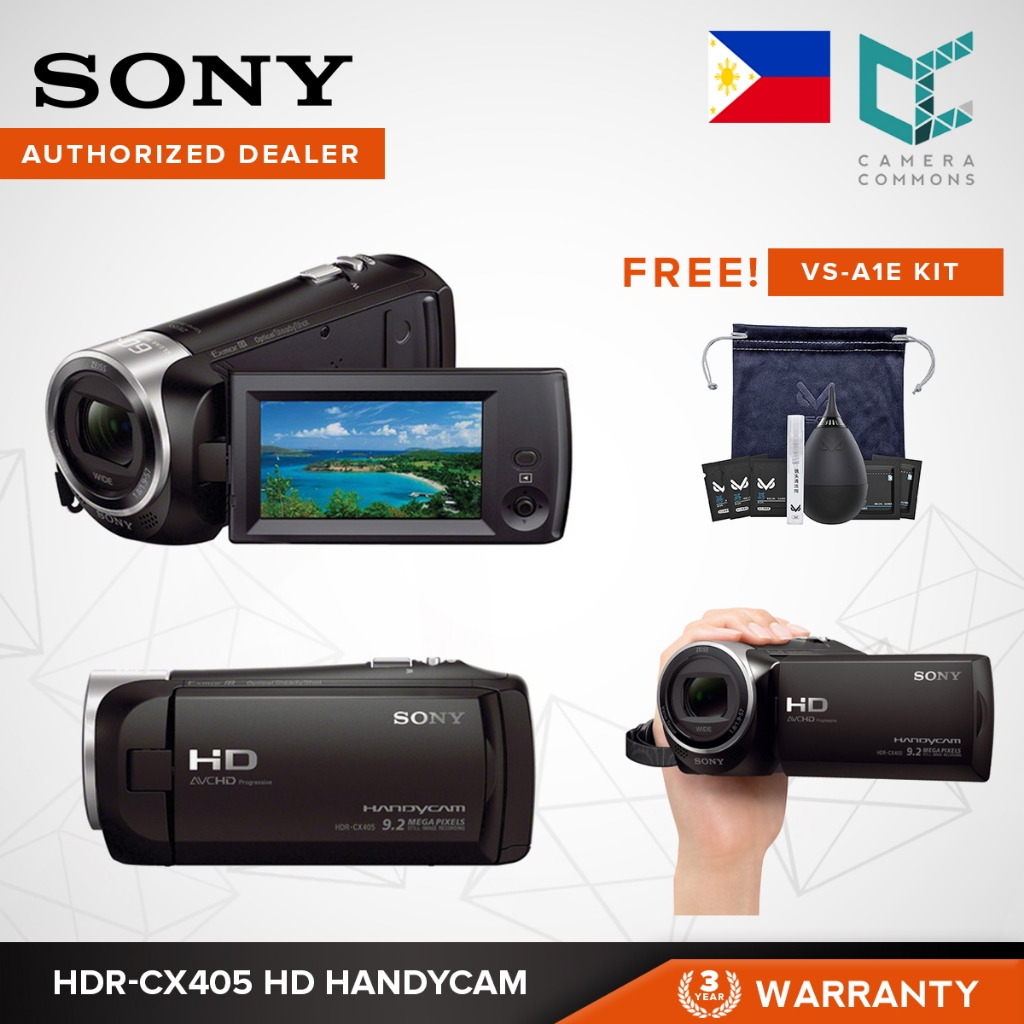 Sony HDR-CX405 HD Handycam Video Camera | Shopee Philippines