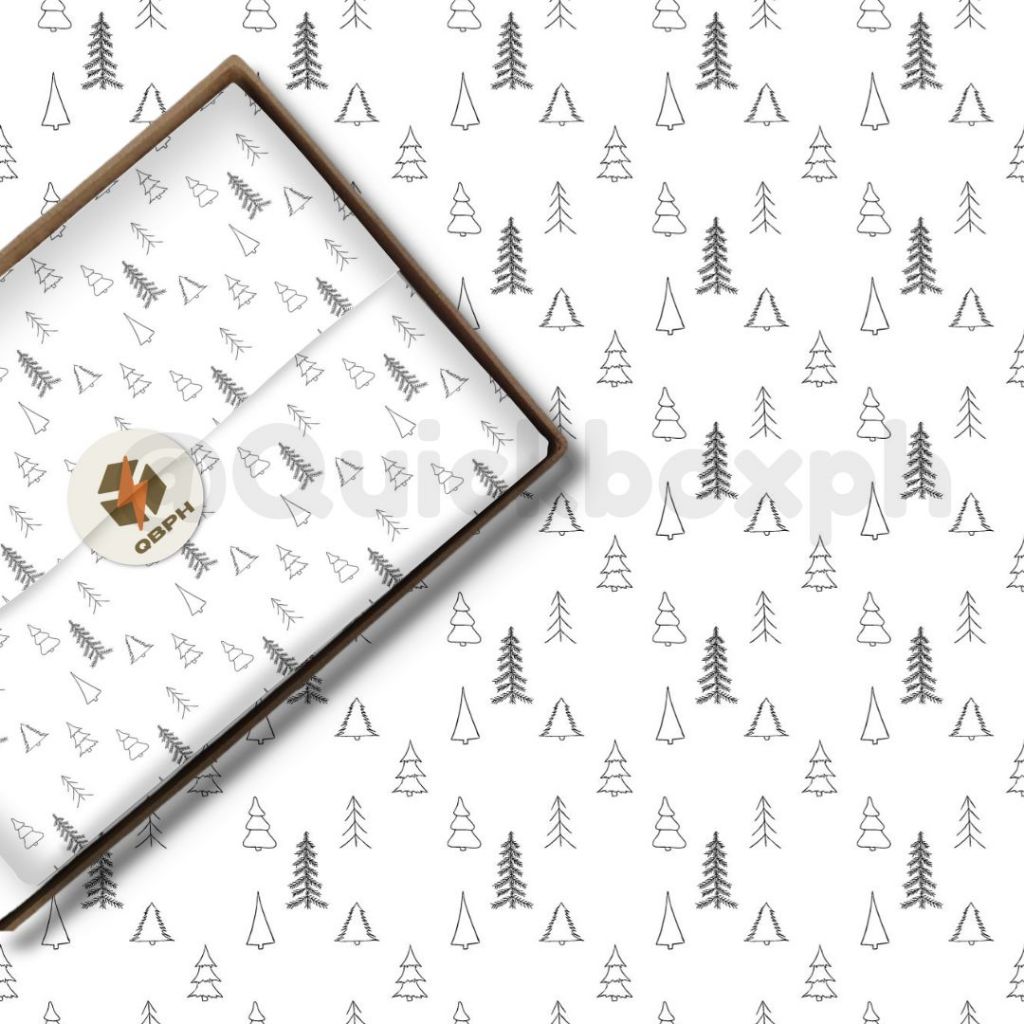 12x18" Tree Tissue Gift Wrapping Paper ft an Onion Greaseproof Wrapper ...