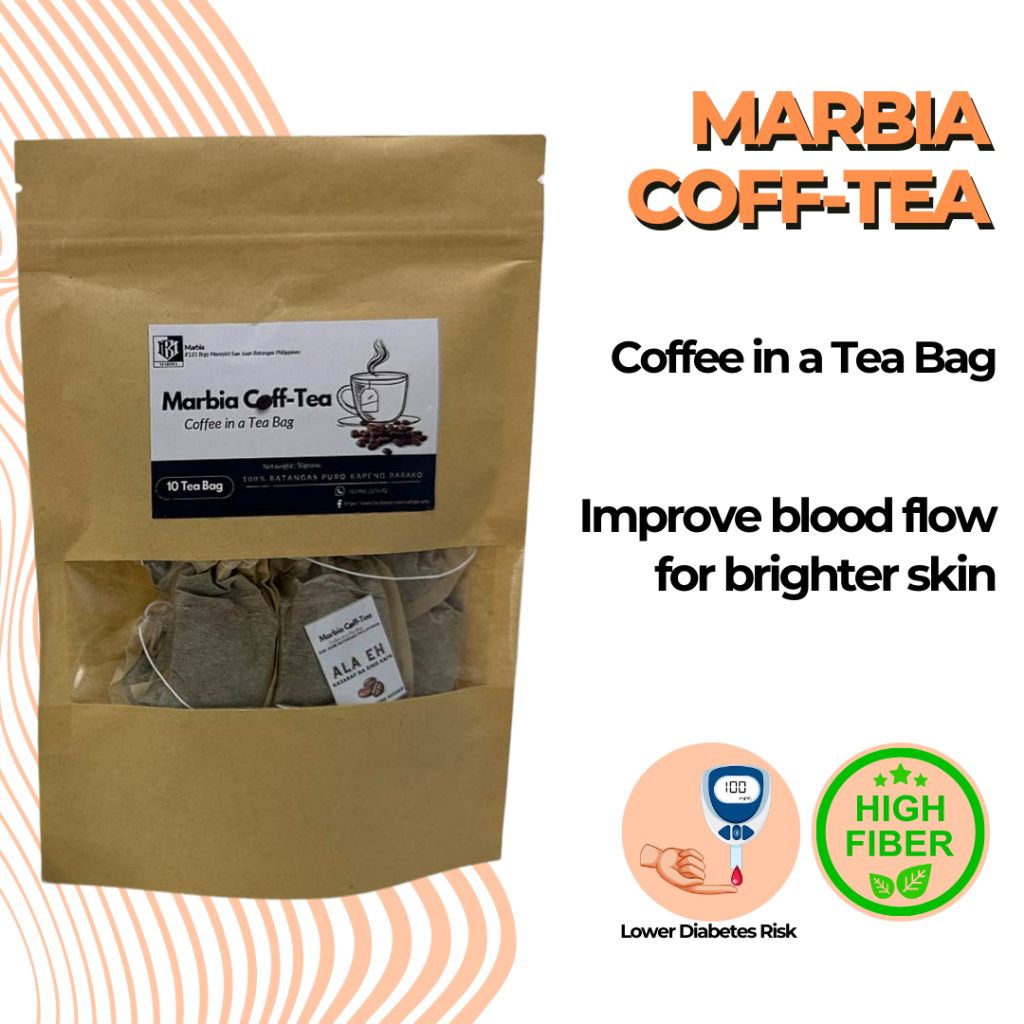 ORIGINAL MARBIA COFF-TEA in a BAG ( 10 Pcs) | Shopee Philippines