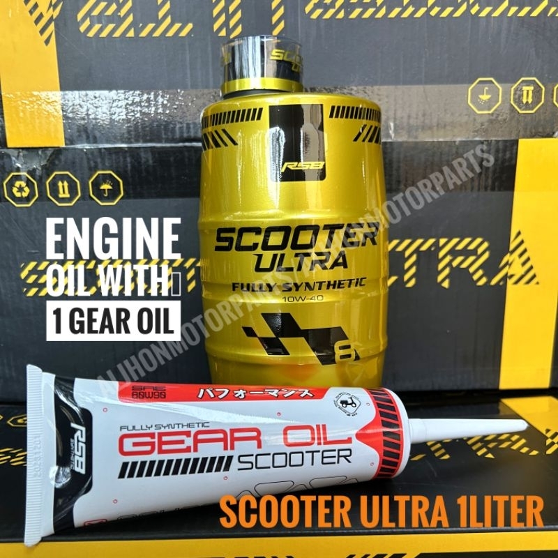 RS8 SCOOTER ULTRA FULLY SYNTHETIC OIL BUNDLE OFFER | Shopee Philippines
