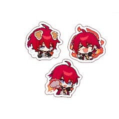 3pc/order Honkai Star Rail Luka Emoji Waterproof Sticker Matte/Glossy ...