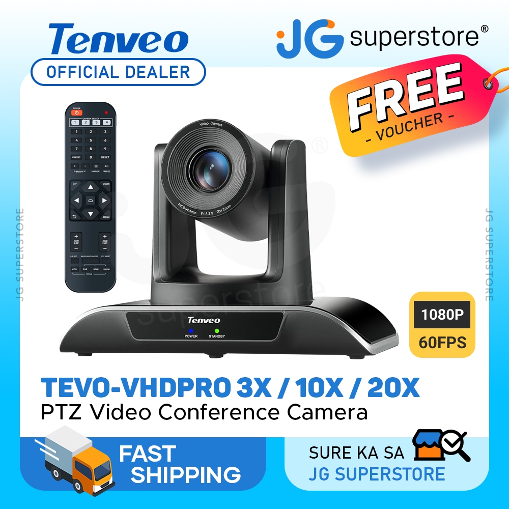 Tenveo Tevo 3X / 10X / 20X Zoom 2MP 1080p FHD PTZ Video Conference ...