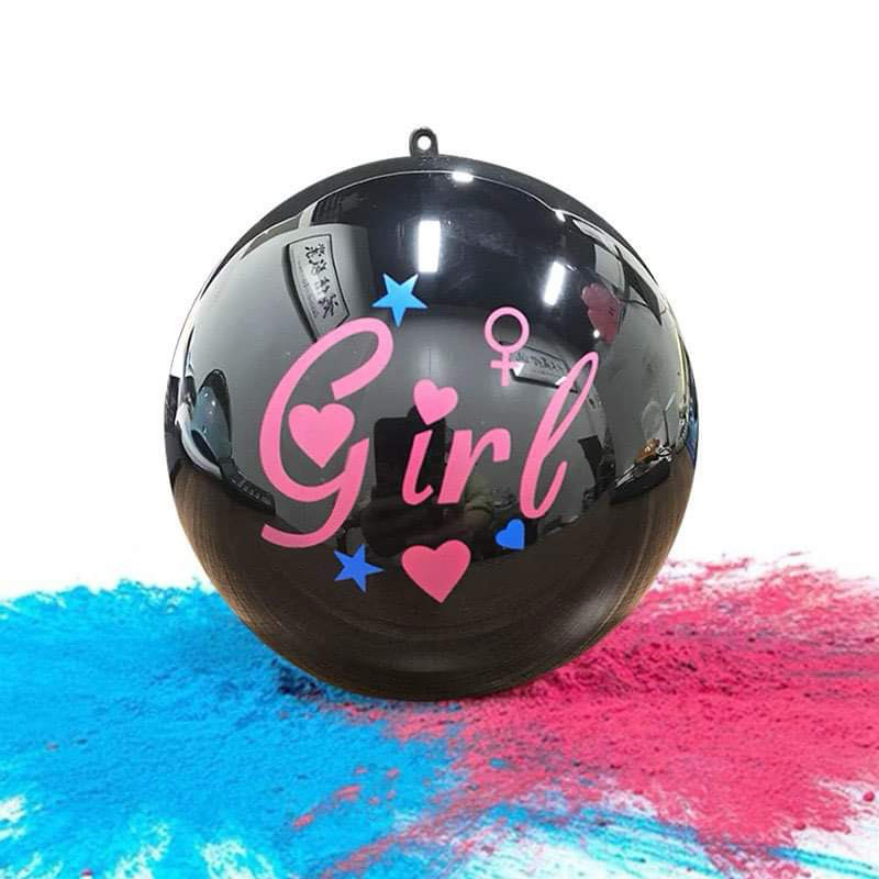 Gender plastic ball / gender reveal / gender powder ball | Shopee ...