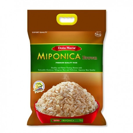 Dona Maria 5kg Miponica Brown Rice | Shopee Philippines