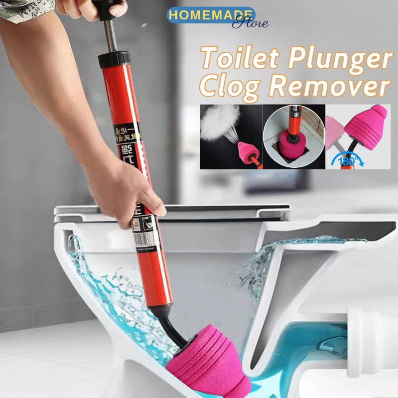 High Pressure Toilet Clog Remover Pneumatic Dredge Toilet Plunger Drain ...