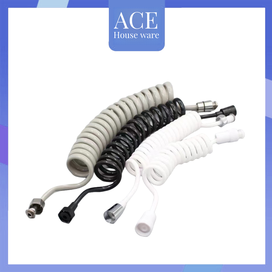 2 M Shower Nozzle Spring Bidet Washer Spray Gun Entry Telephone Cable ...