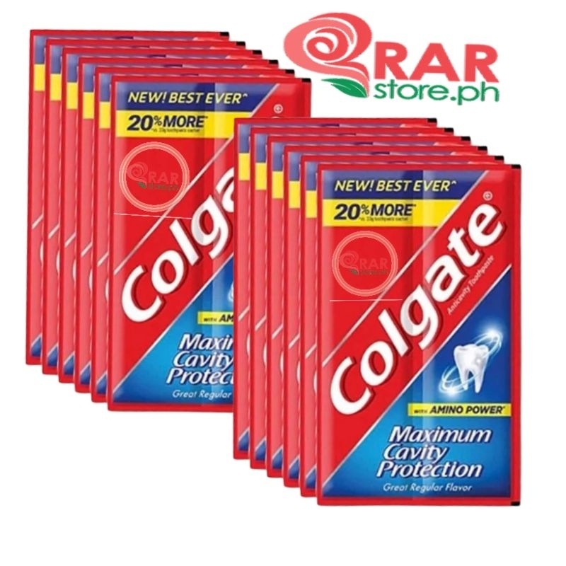 COLGATE TWIN PACK 22 GRAMS (12SACHETS) | Shopee Philippines