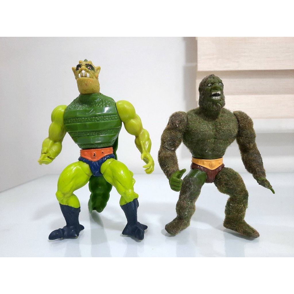 Vintage 1980 MOTU vintage Whiplash MossMan action figure Mattel He-Man ...