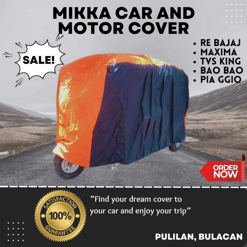 RE BAJAJ, BAOBAO, MAXIMA, TVS KING, PIAGGIO COVER | Shopee Philippines