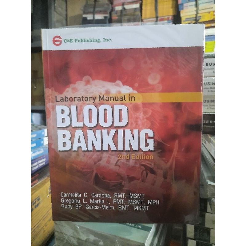 Laboratory Manual in Blood Banking by Cardona (Brandnew) | Shopee ...
