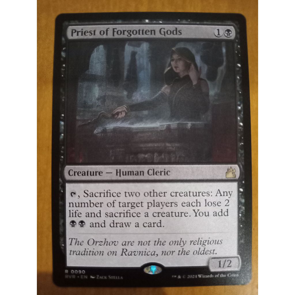 MTG Priest of Forgotten Gods Rare Ravnica Remastered RVR Magic the ...