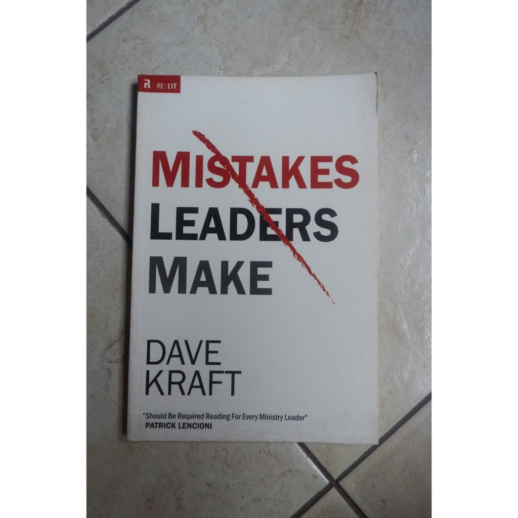 Mistakes Leaders Make by David Kraft | Shopee Philippines