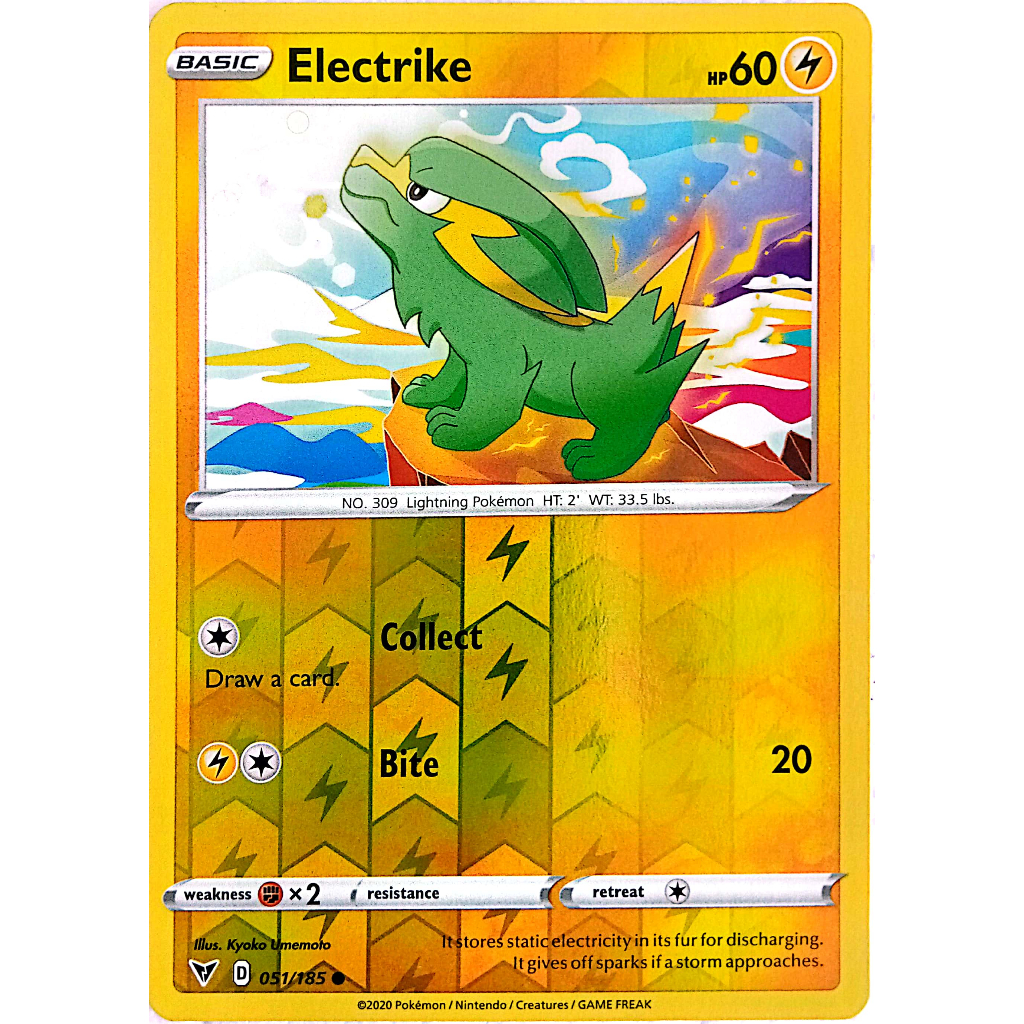 Pokemon TCG Electrike 051/185 Vivid Voltage Common | Shopee Philippines