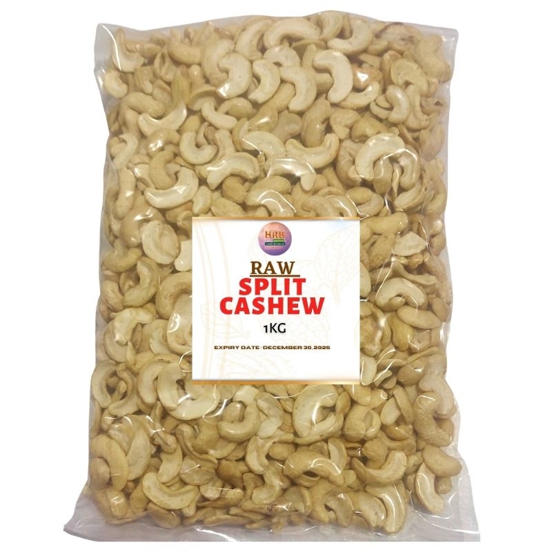 HAB'S PREMIUM RAW AND ROASTED SPLIT CASHEW (BIG SIZE) | Shopee Philippines