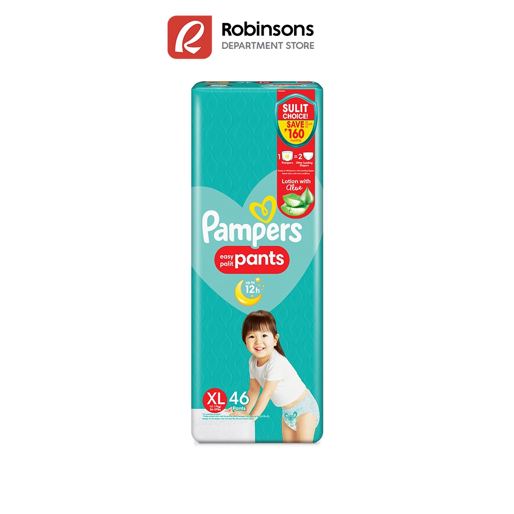 Pampers Baby Dry Pants Super Jumbo XL 46s EDLP | Shopee Philippines