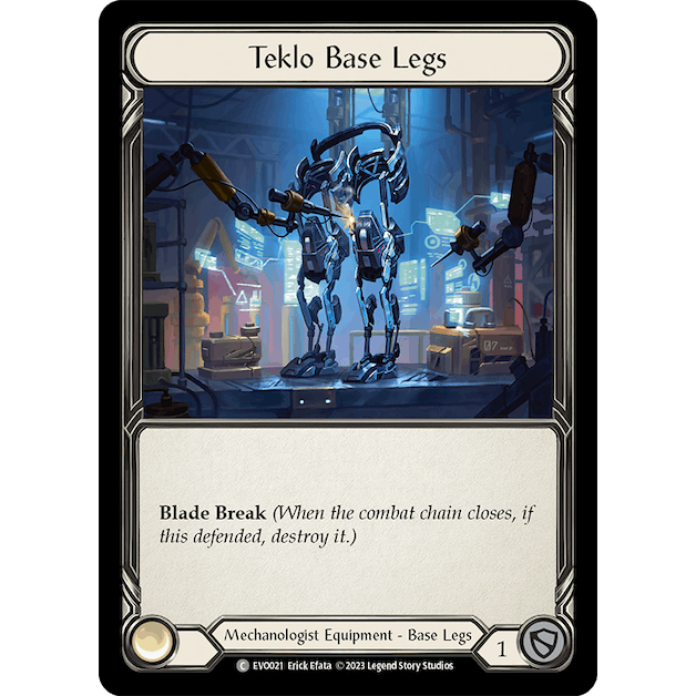 FAB Singles Teklo Base Legs - Bright Lights (EVO) Flesh and Blood TCG ...