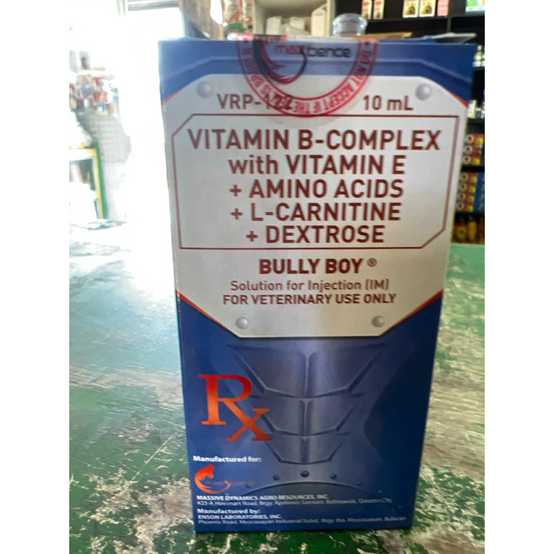 BULLY BOY 10mL Vitamin B- Complex | Shopee Philippines