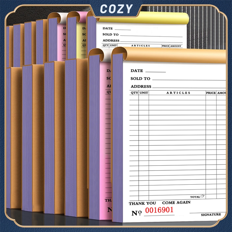 3 Ply Delivery Receipt Resibo Carbonized Receipt With Carbon Paper ...