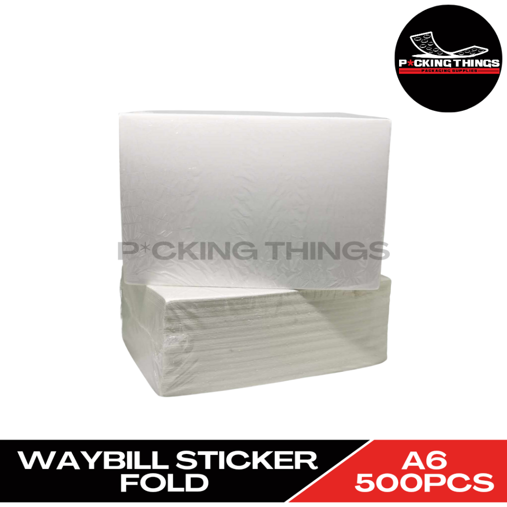 A6 Waybill Sticker / Thermal Sticker Fold 100mm X 150mm X 500pcs ...