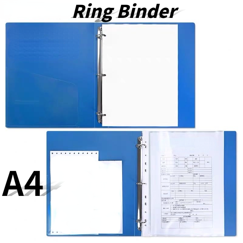 A4 Ring Binder Stationary Binding Cover Page Separator File Folder ...