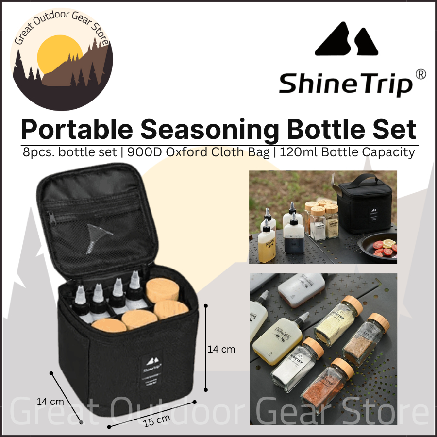 ShineTrip Outdoor Camping Condiments Organizer Container Set Seasoning ...