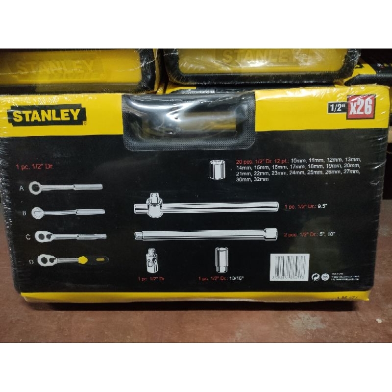 Stanley Socket Wrench Set 86-477 1/2“ Drive 10-32mm | Shopee Philippines